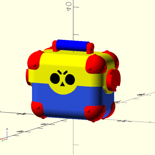 Free STL file Brawl Star Mega Box ⭐ ・3D printable model to download・Cults