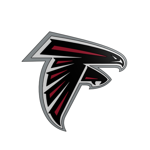 STL file Atlanta Falcons Logo 🏈 (3MF)・3D printing template to download ...