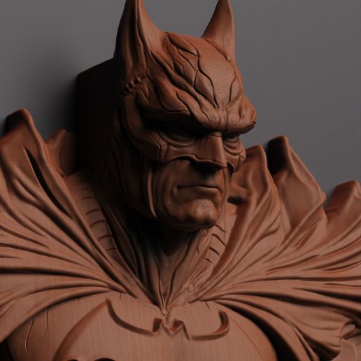 🪞 Batman Wall relief・ STL File for 3D printing and CNC machining ...