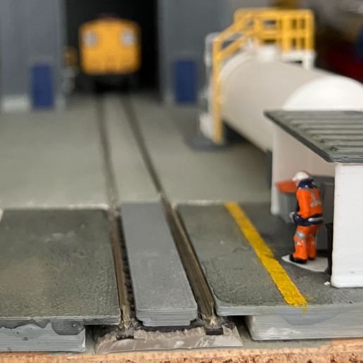 🚂 N Scale Locomotive Fueling Pad・ STL File for 3D printing・Cults