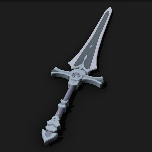 🗡️ Genshin Impact White Iron Great Sword Prop ( 1/1 Scale )・ STL File ...