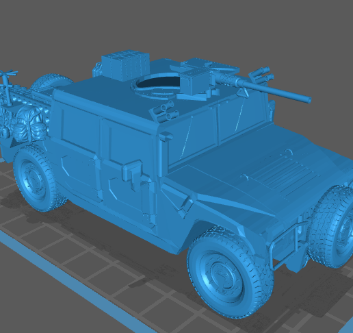 ⛏️ Humvee Special Forces (Pick up version)・Free STL File for ・Cults