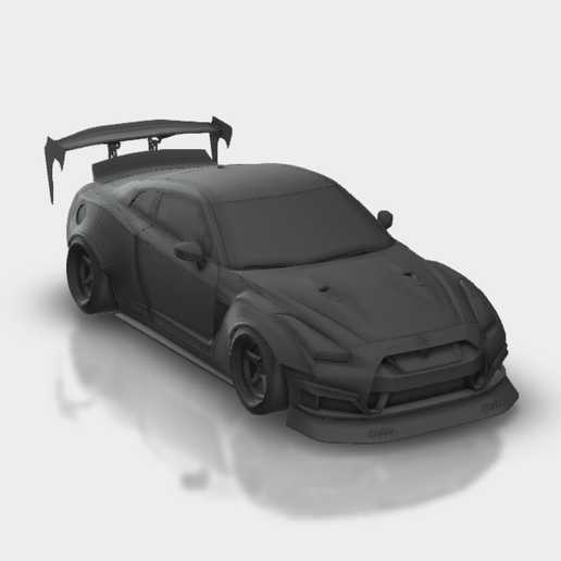 3D file Nissan KRC Japan GT-R R35 2017 🇯🇵 ・3D printing template to ...