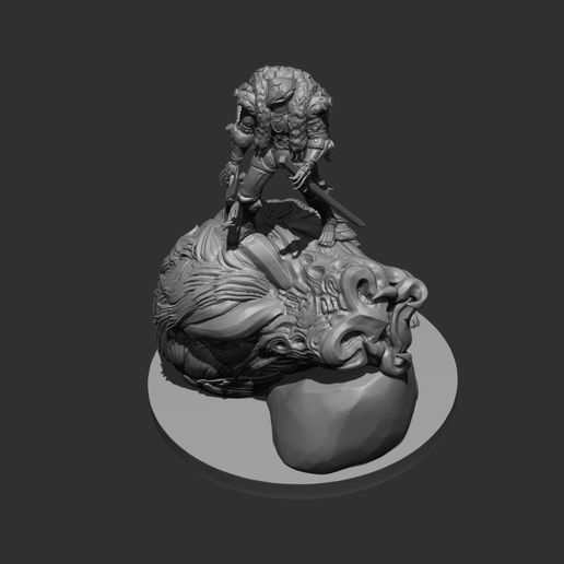 🎲 Lancer RPG. SSC-Atlas miniature・ 3D File for 3D printing・Cults