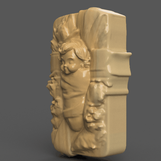 STL file Baby Jesus 3D Figurine – Perfect for Nativity Scene Décor 👶 ...