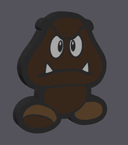 📦 Light box - Super Mario - goomba・ 3MF File for 3D printing・Cults