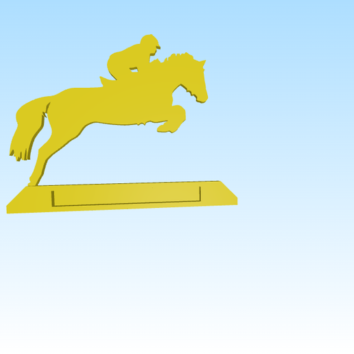 🏆 hose jumping trophy・ STL File for 3D printing・Cults