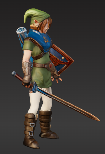 👾 Zelda figure・ STL File for 3D printing・Cults