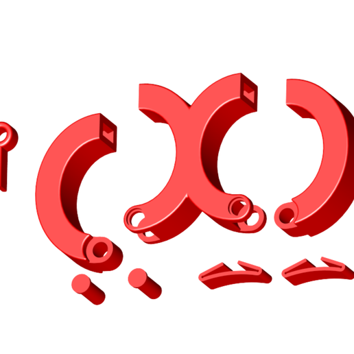 👙 Women's double handcuffs・ STL File for 3D printing・Cults