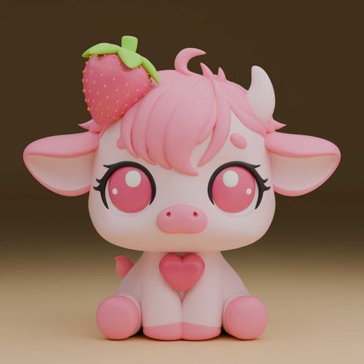 🐄 Cow・ STL File for 3D printing・Cults