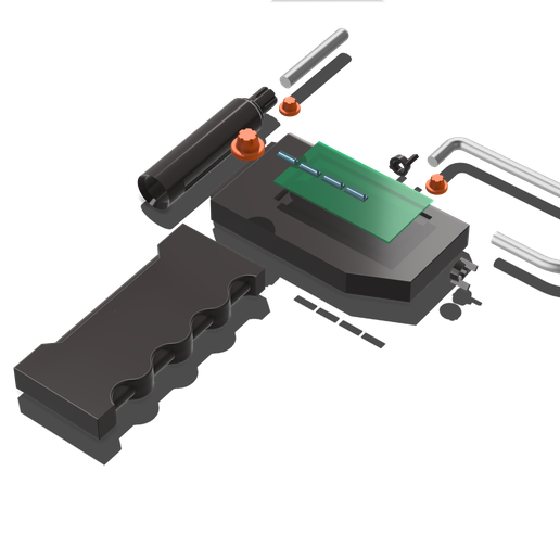 🔌 Hand-held SciFi Scanner Prop・ STL File for 3D printing・Cults