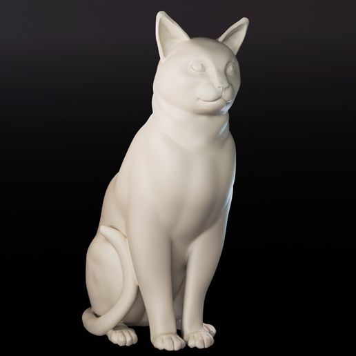 3D file CAT 3D PRINT STL 🐱 ・3D printer model to download・Cults