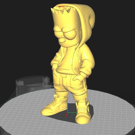 Free STL file bart simpson streat 🎨 ・3D printable model to download・Cults