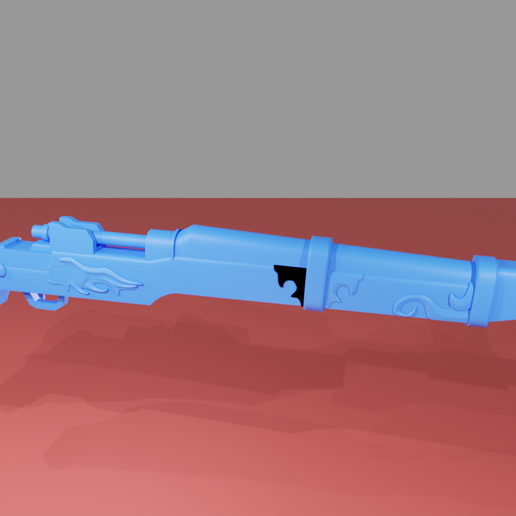 🔫 Hanekawa Blue Archive Gun・ OBJ File for 3D printing・Cults
