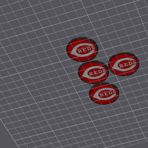 🧢 Cincinnati Reds- Tire Valve Stem Cap・ STL File for 3D printing・Cults