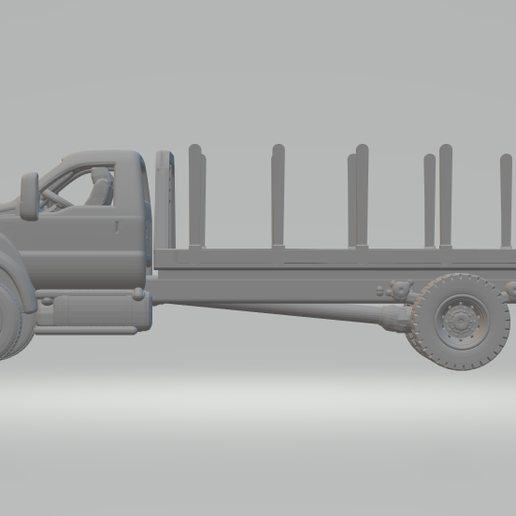 🚙 ford f750 flatbed・ STL File for ・Cults