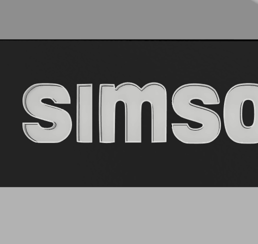 STL file Set IFA Simson logo crest illuminated lettering with LED ...