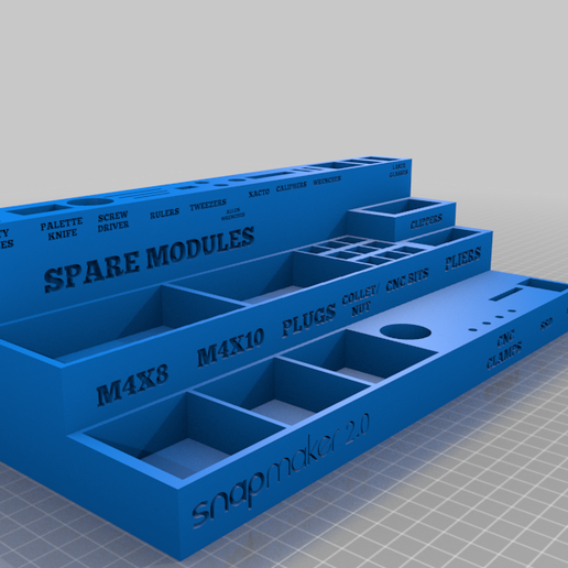 🧰 Snapmaker 2.0 Toolbox・Free STL File for ・Cults