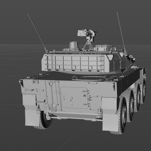 🗺️ Japanese Type 16 Mobile Combat Vehicle 3D Model Material・ OBJ File ...