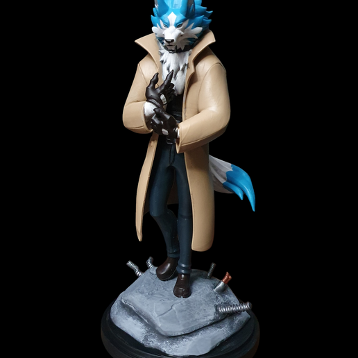 🐺 Shirou Oogami BNA 3D Print Kit・3D Print with the Halot mage 3D ...
