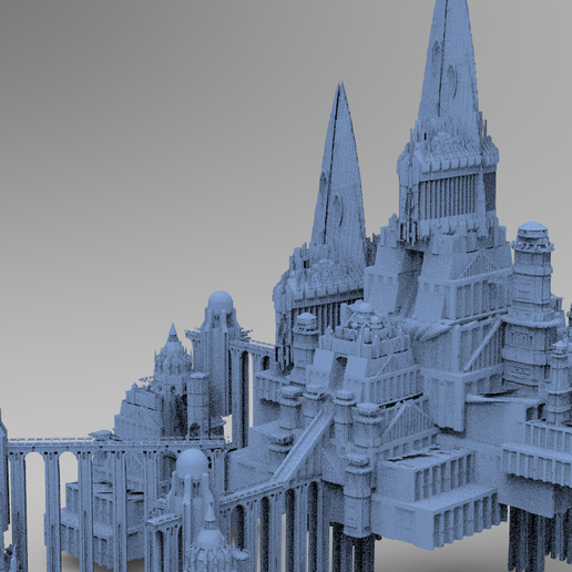 🌊 Warlocks Master Fortress ocean 1・ OBJ File for ・Cults