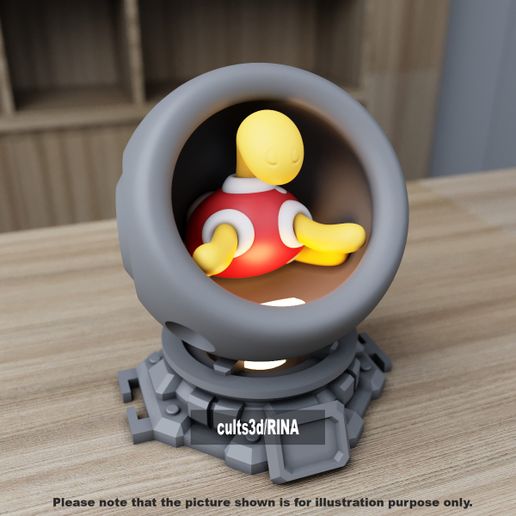 🐉 Shuckle healing machine pods・ STL File for 3D printing・Cults