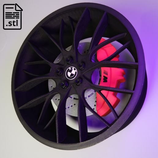 3D file 405M Style Wheel Display - Wall or Desk Edition ・3D printing ...