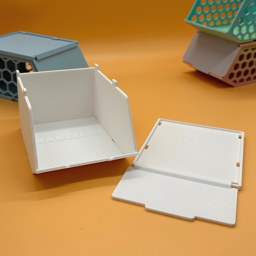 🆒 3D Printable Stackable Storage Bin・ 3D File for 3D printing・Cults
