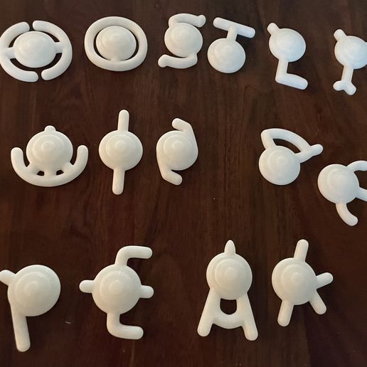 Archivo STL Pokemon Unowns - Full Alphabet! 🐉 ・Idea de impresión 3D ...
