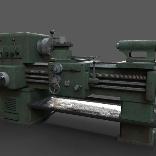 3D file LATHE 🪵 ・Template to download and 3D print・Cults