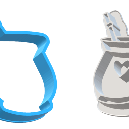 Archivo STL Matero Cookie Cutter - Mate 🍪 ・Modelo imprimible en 3D para ...