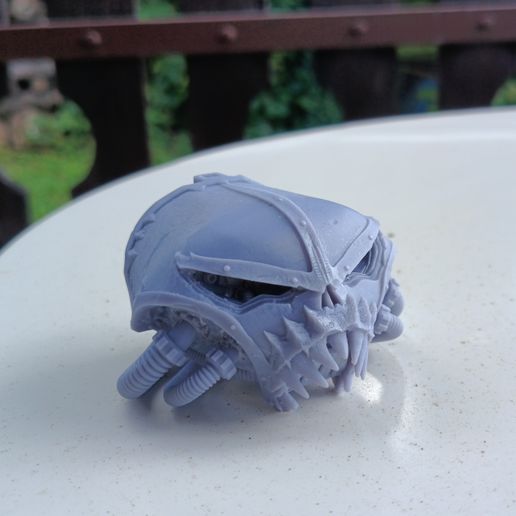 🔨 chaos reaver titan head・3D Print with the Elegoo Mars 5 3D printer・Cults