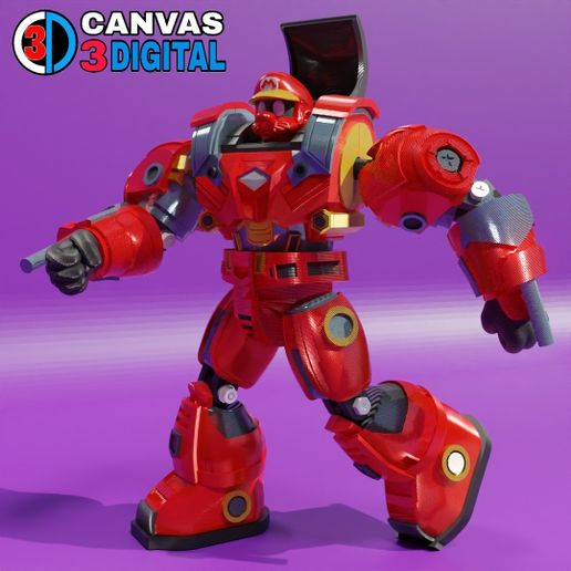 🤖 MARIO BROS ROBOT・ 3D File for 3D printing・Cults