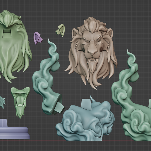 👤 Scar Bust - Lion King / Disney・ STL File for 3D printing・Cults