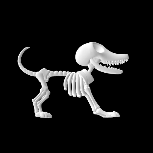 🐕 Corpse Bride Dog・ STL File for 3D printing・Cults