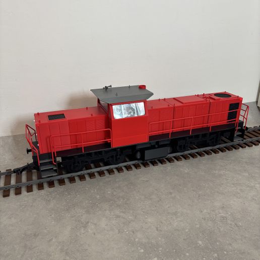 🛤️ Railway MAK DE 6400 Locomotive - 1:14 Scale・Archivo STL para ...