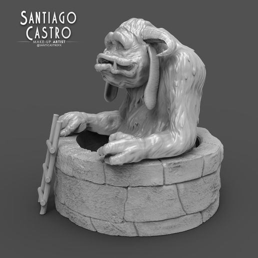 🗿 LUDO - Labyrinth - Jim Henson - Labyrinth・ STL File for 3D printing・Cults