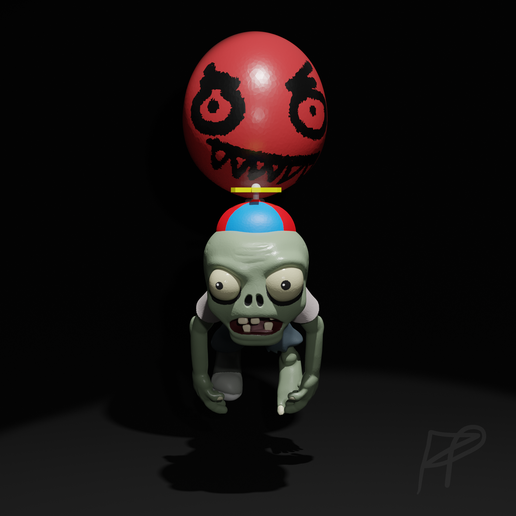 STL file Balloon Zombie 🎈 ・3D printer design to download・Cults