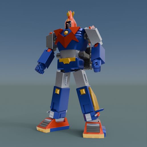 🎨 Voltes V Robo Voltus V Statue Fan Art・ STL File for 3D printing・Cults