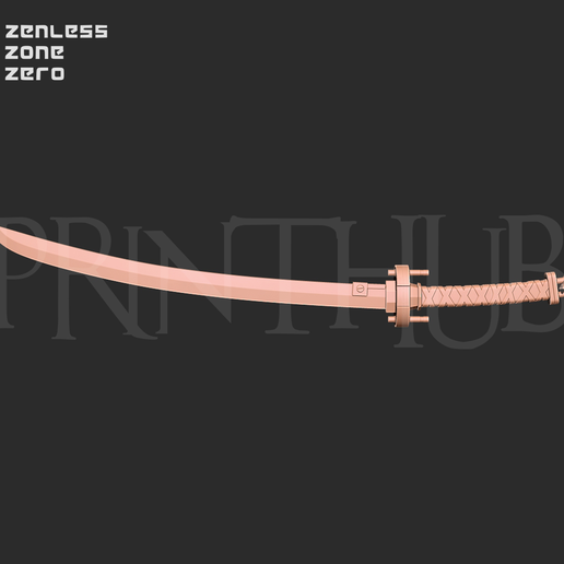 🗡️ Hoshimi Miyabi Sword from Zenless Zone Zero Cosplay・Archivo STL para ...