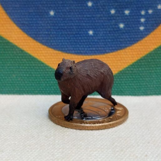 3D printing Capybara - STL - RPG MINIATURE • made with elegoo mars 3 ...