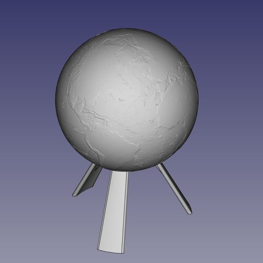 🌙 High resolution 3d models for Moon / Earth Lithophane 3d printing・ 3D ...