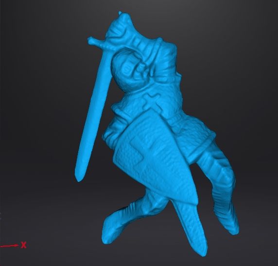 STL file KNIGHT WITH SWORD AND SHIELD 54MM FIGURE MODEL TOY 1/32・Model to download and 3D print ...