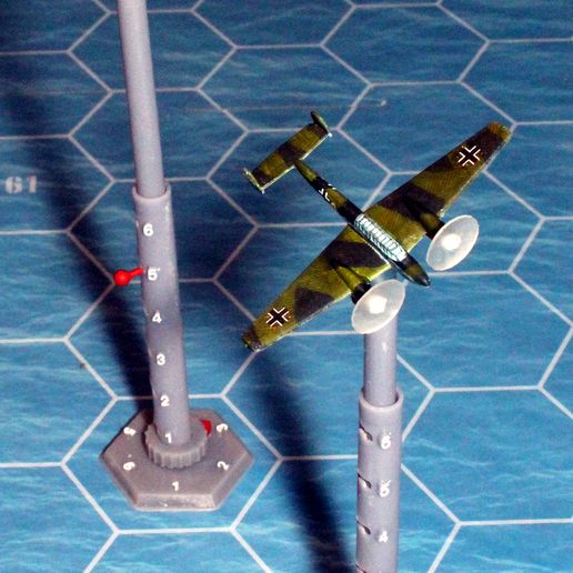 ️ Finger Four slide-lock and dial flight stand・Free STL File for 3D ...