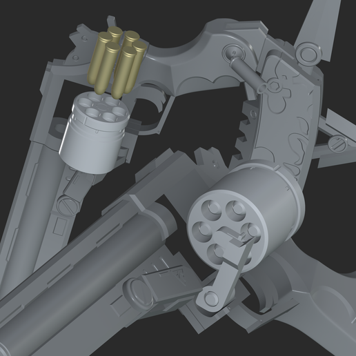 💤 Zenless zone zero Pulchra Revolver for 3dprint・ 3D File for 3D ...