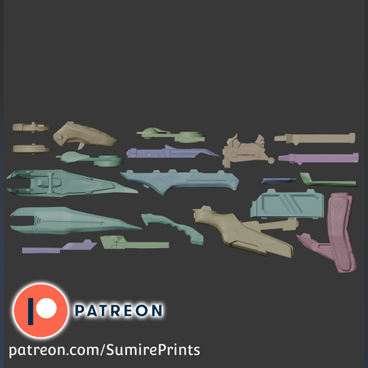 👾 Freja's Crossbow | FPS Inspired Cosplay 3D Printable Model・ 3D File ...
