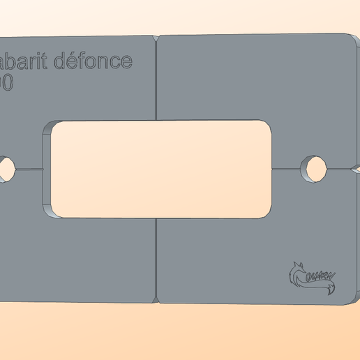 🎸 P90 ripper template・Free STL File for ・Cults