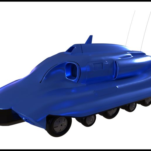 🛩️ Spectrum Pursuit Vehicle SPV・ STL File for 3D printing・Cults