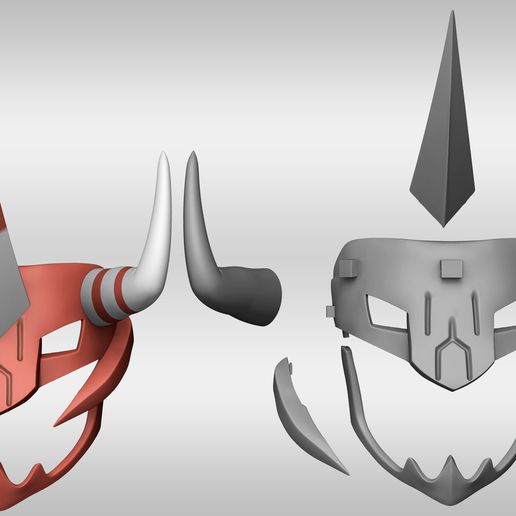 Archivo STL Agunimon Mask Cosplay (Digimon Frontier) 🐉 ・Objeto ...