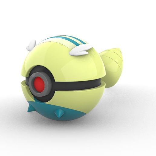 🐉 Pokeball 206 Dunsparce・ STL File for 3D printing・Cults